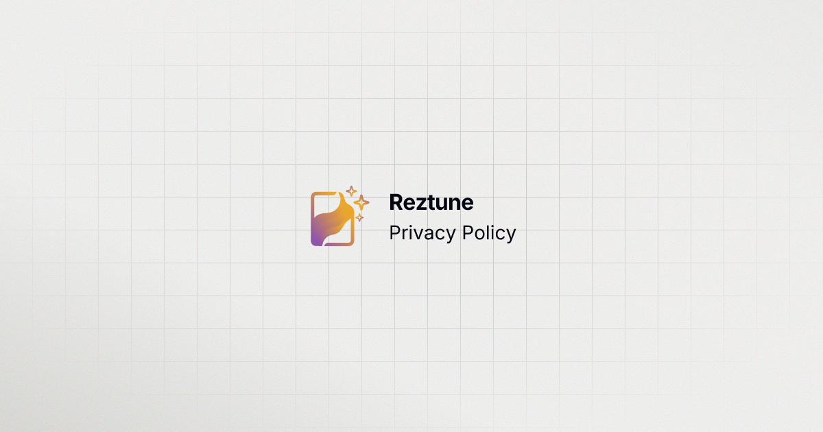 Privacy Policy | Reztune